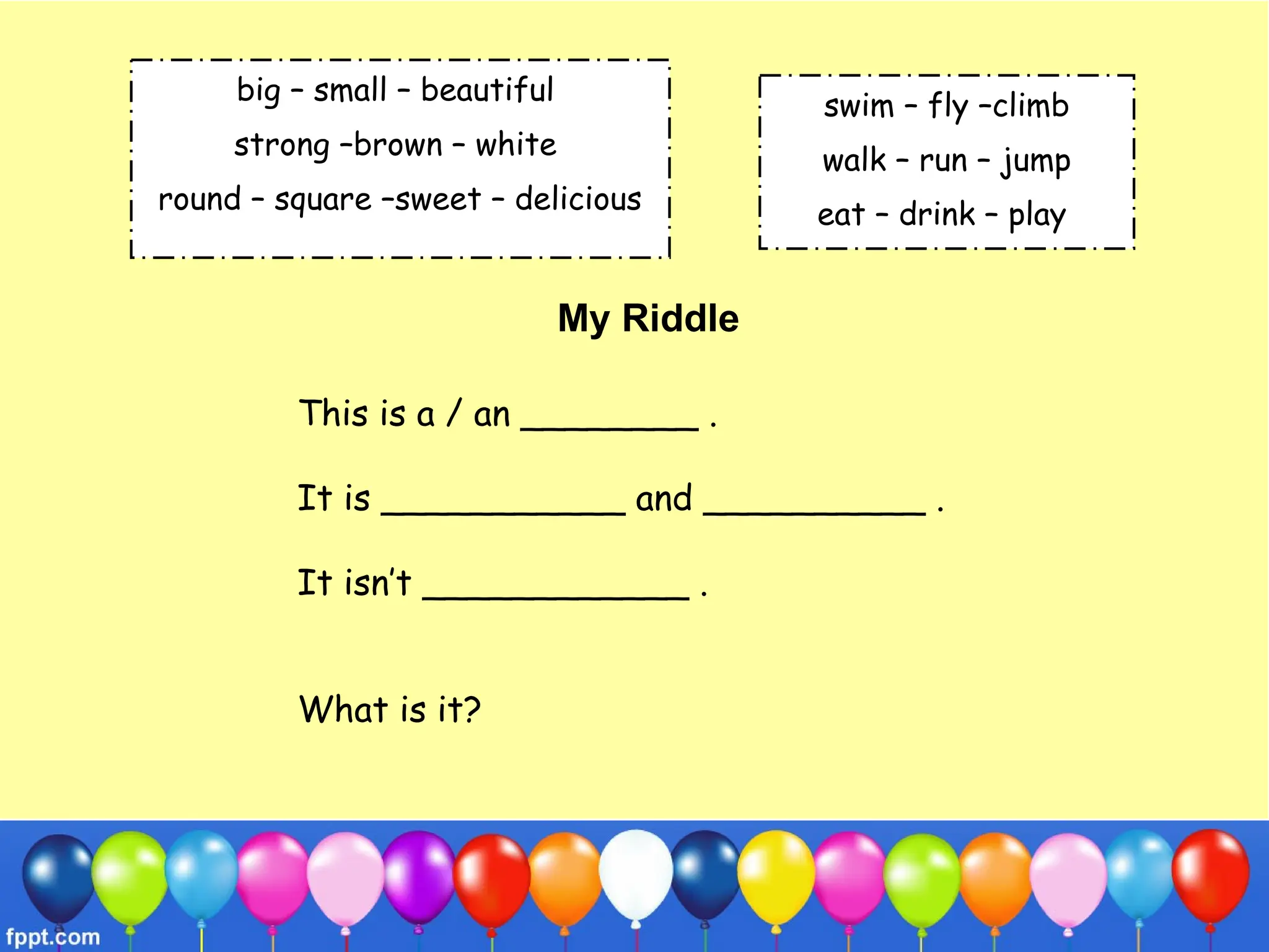 My PPT about good riddles with some examples | PPT