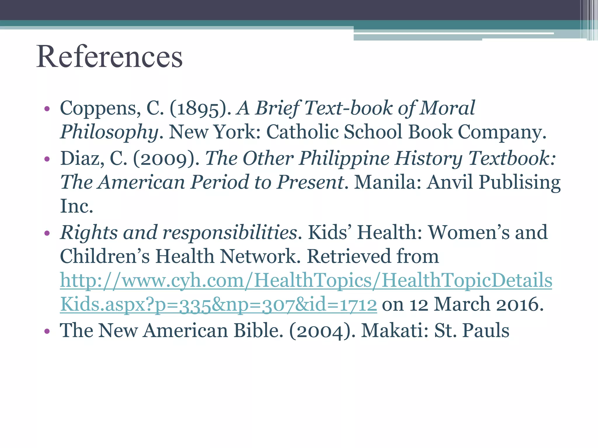 My Rights and Responsibilities as a Filipino | PPSX