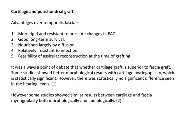 Myringoplasty ppt | PPTX