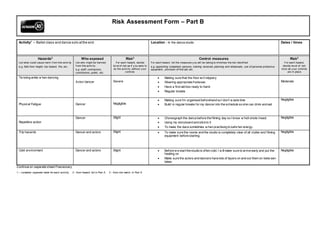 My risk assessement | DOCX