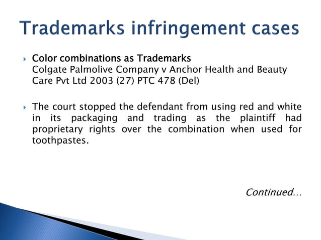 IPR: Introduction to Trademark | PPT