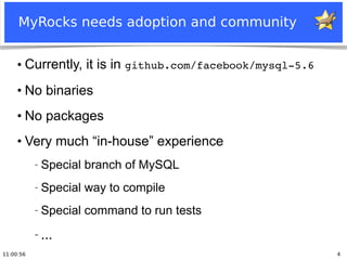 MyRocks in MariaDB: why and how | PPT