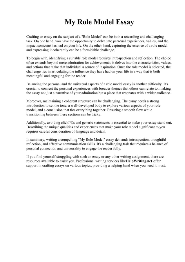 My Role Model Essay.pdf