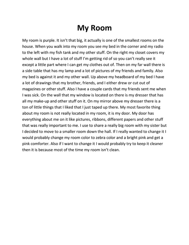 My Room | PDF