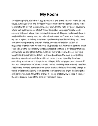 My Room | PDF