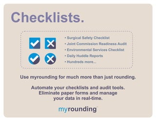 Powerful Healthcare Rounding Tool | PDF