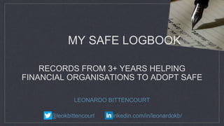 My SAFe Logbook | PPT