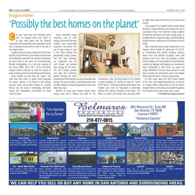 MySA Homes - May 2014 | PPT