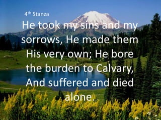 My Savior's Love | PPTX