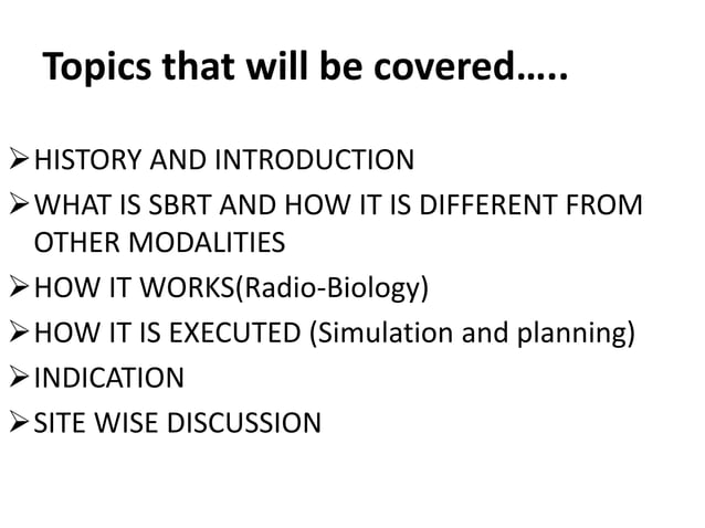SBRT | PPTX