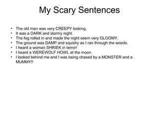 My scary story | PPT