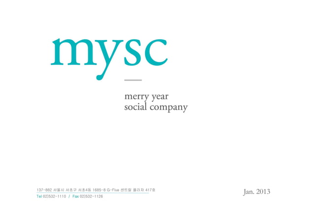 MYSC Overview Leaflet | PPT
