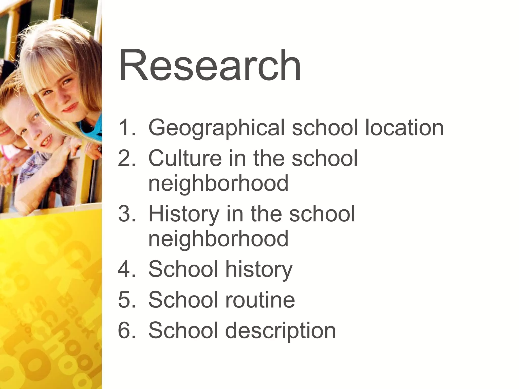 My school, Your School | PPT | Secondary Education | Education