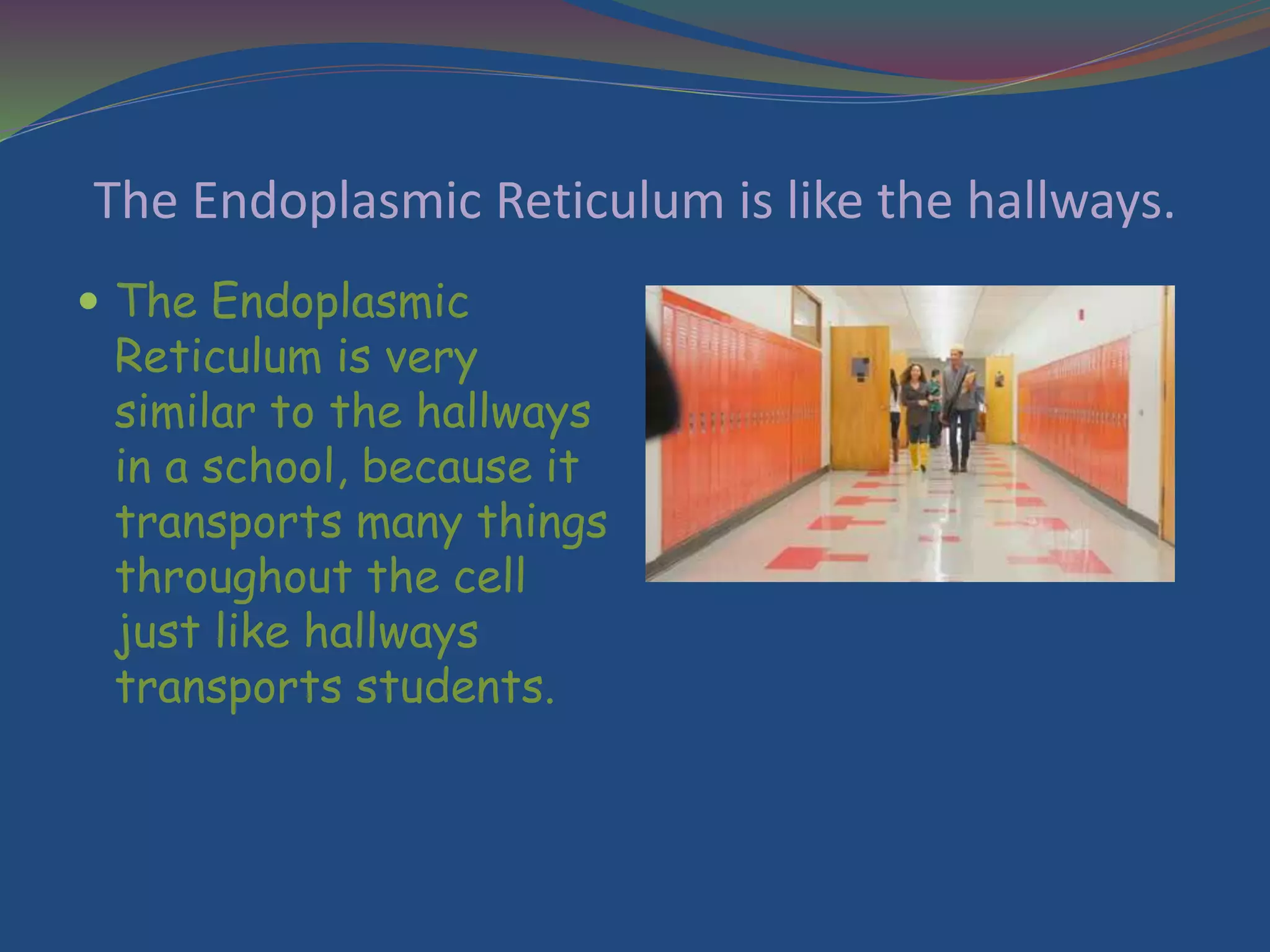 My school is like a cell vcitoria humes | PPTX