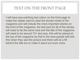 My school magazine ideas | PPT