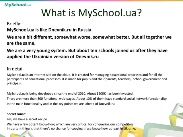 My school presentation | PPT