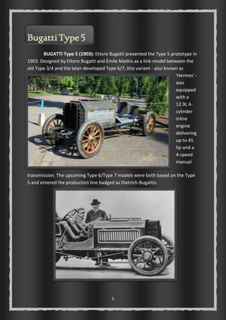 My school project about Bugatti Automobiles | DOCX | Auto Racing | Sports