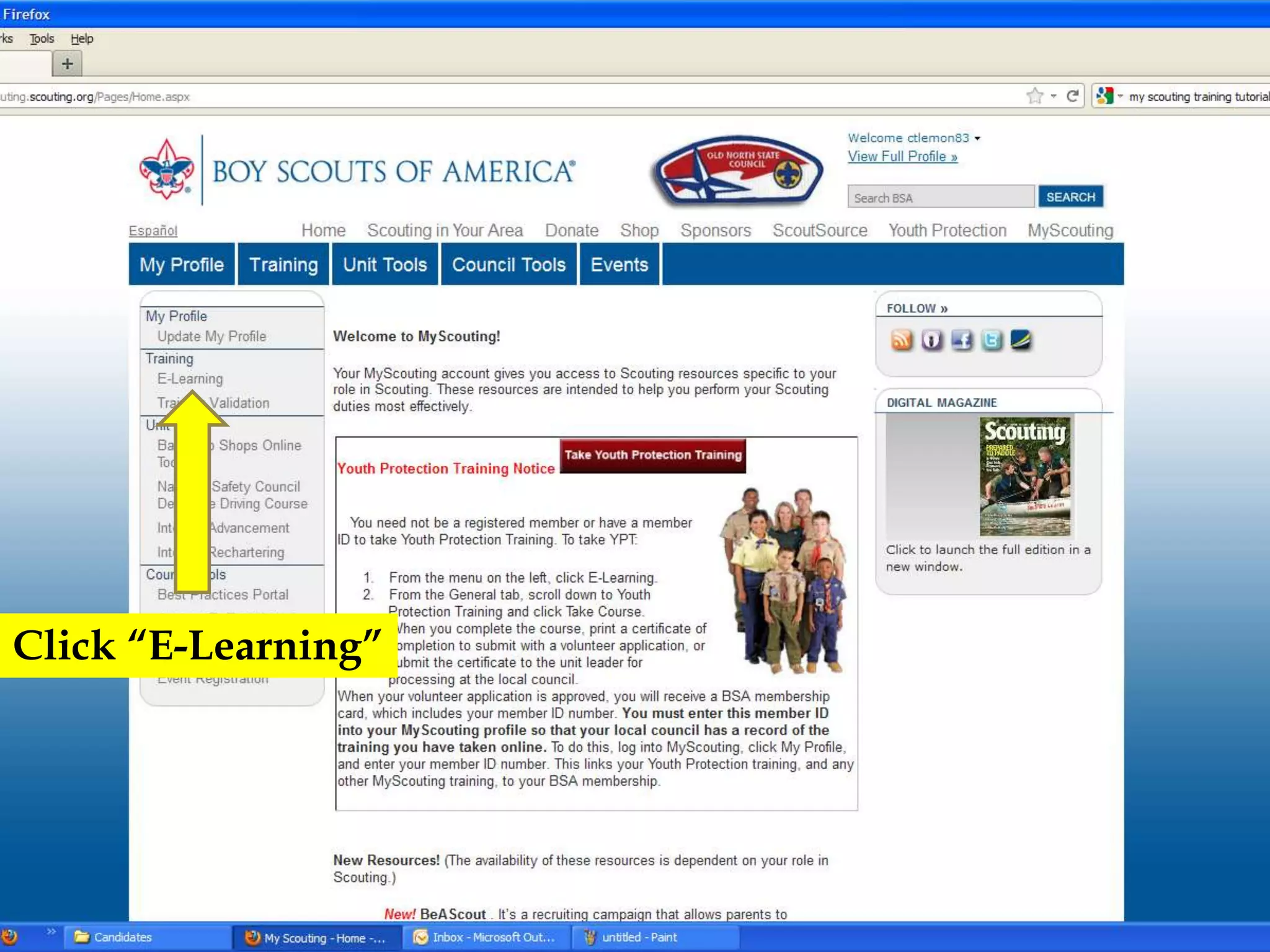 My Scouting Training Tutorial | PPTX