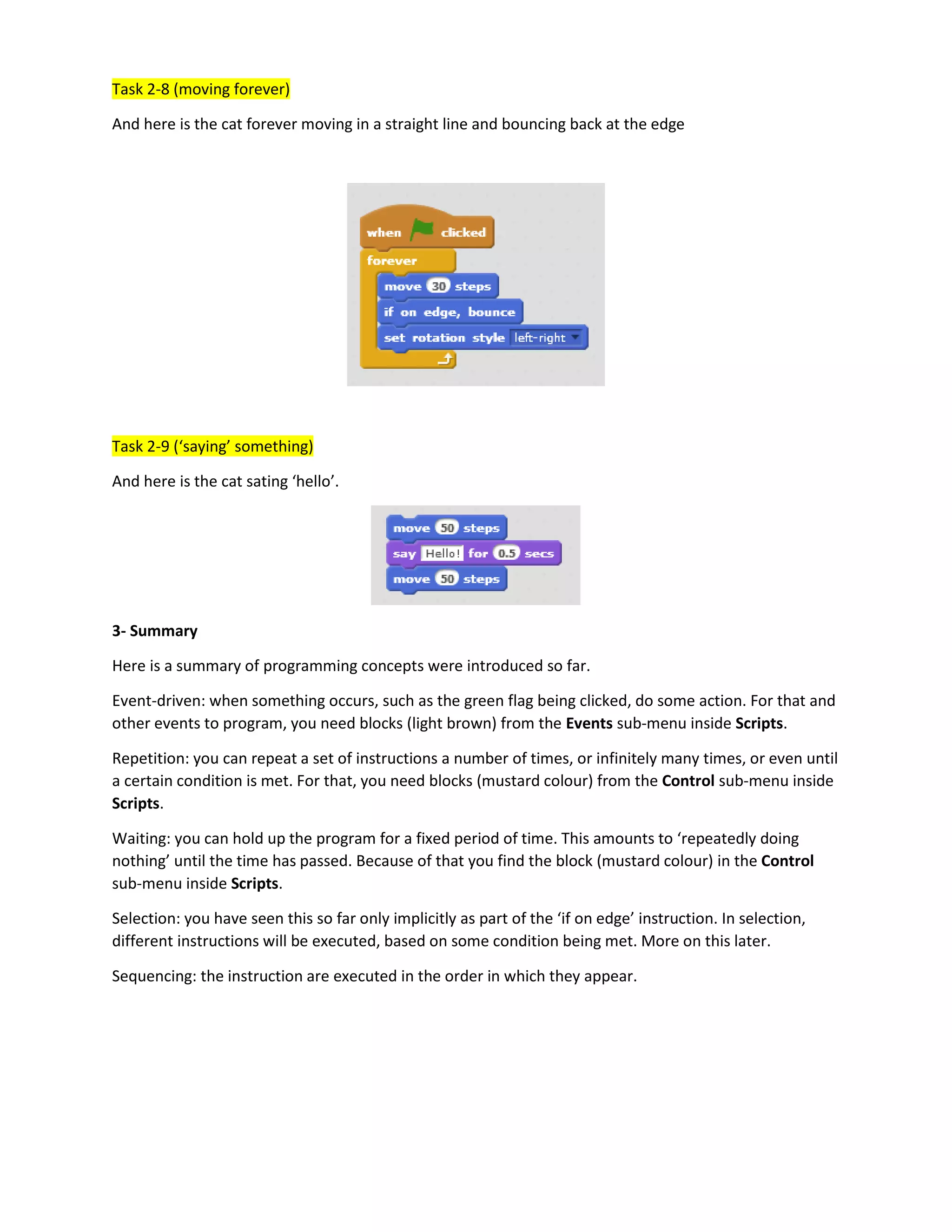 Introducing Scratch | PDF