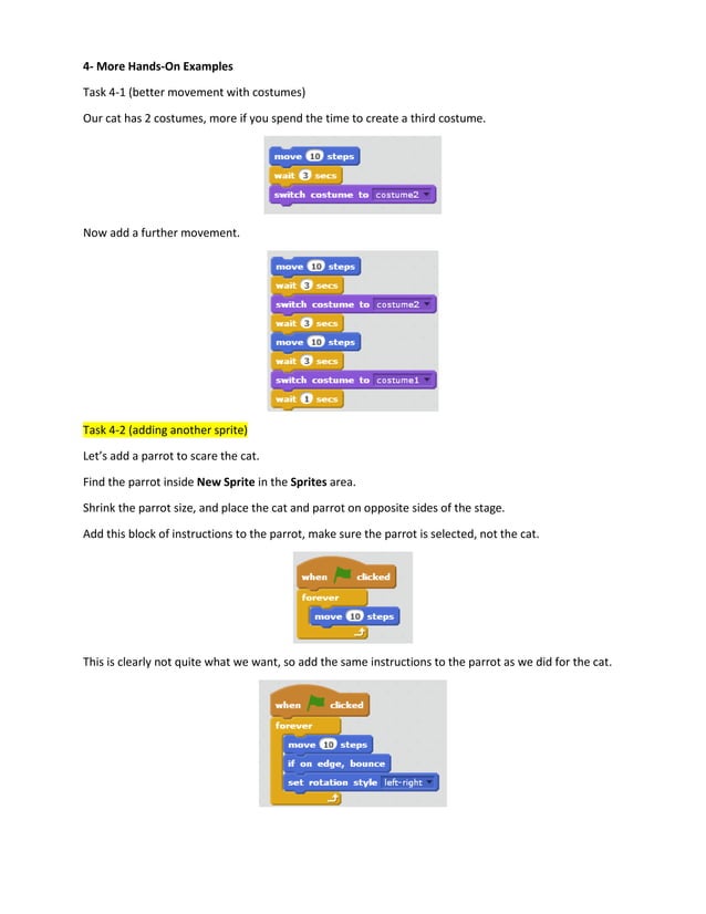 Introducing Scratch | PDF