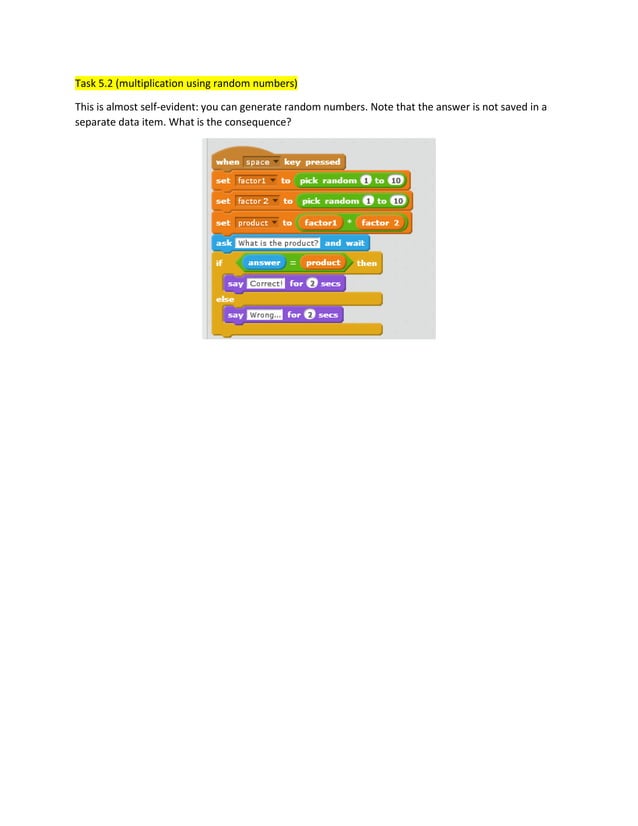 Introducing Scratch | PDF