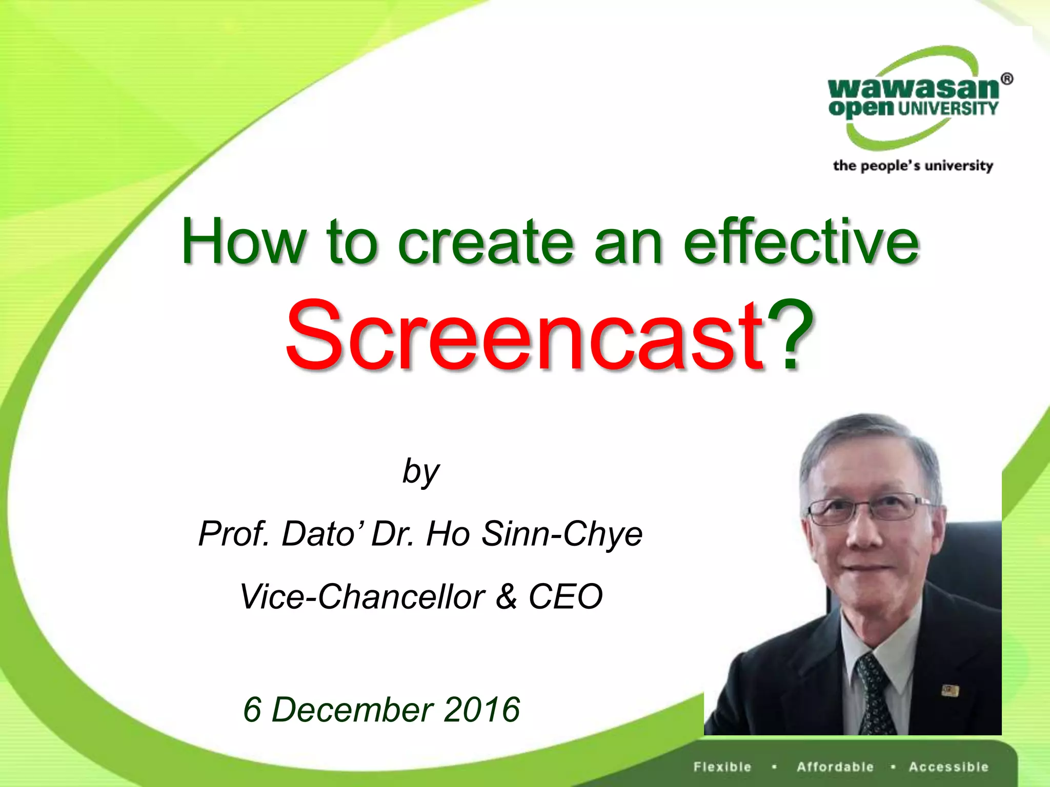 My screencast workshop4 | PPTX