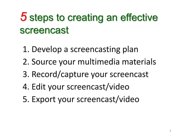 My screencast workshop4 | PPT