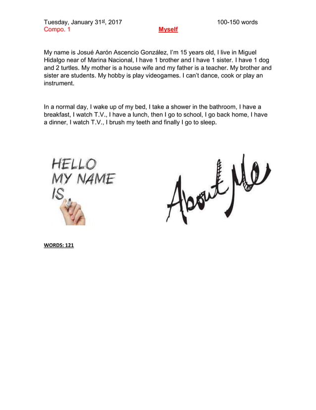 Myself compo. 1 | PDF