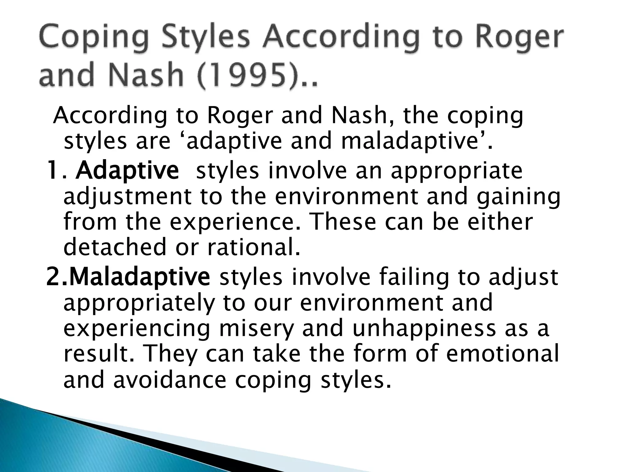 Coping with stress | PPTX