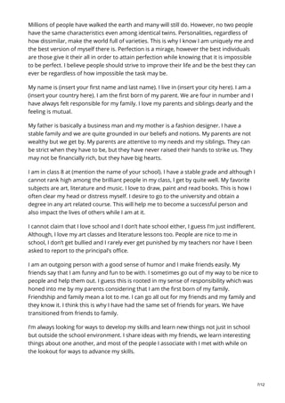 Myself essay creativesavantz.com