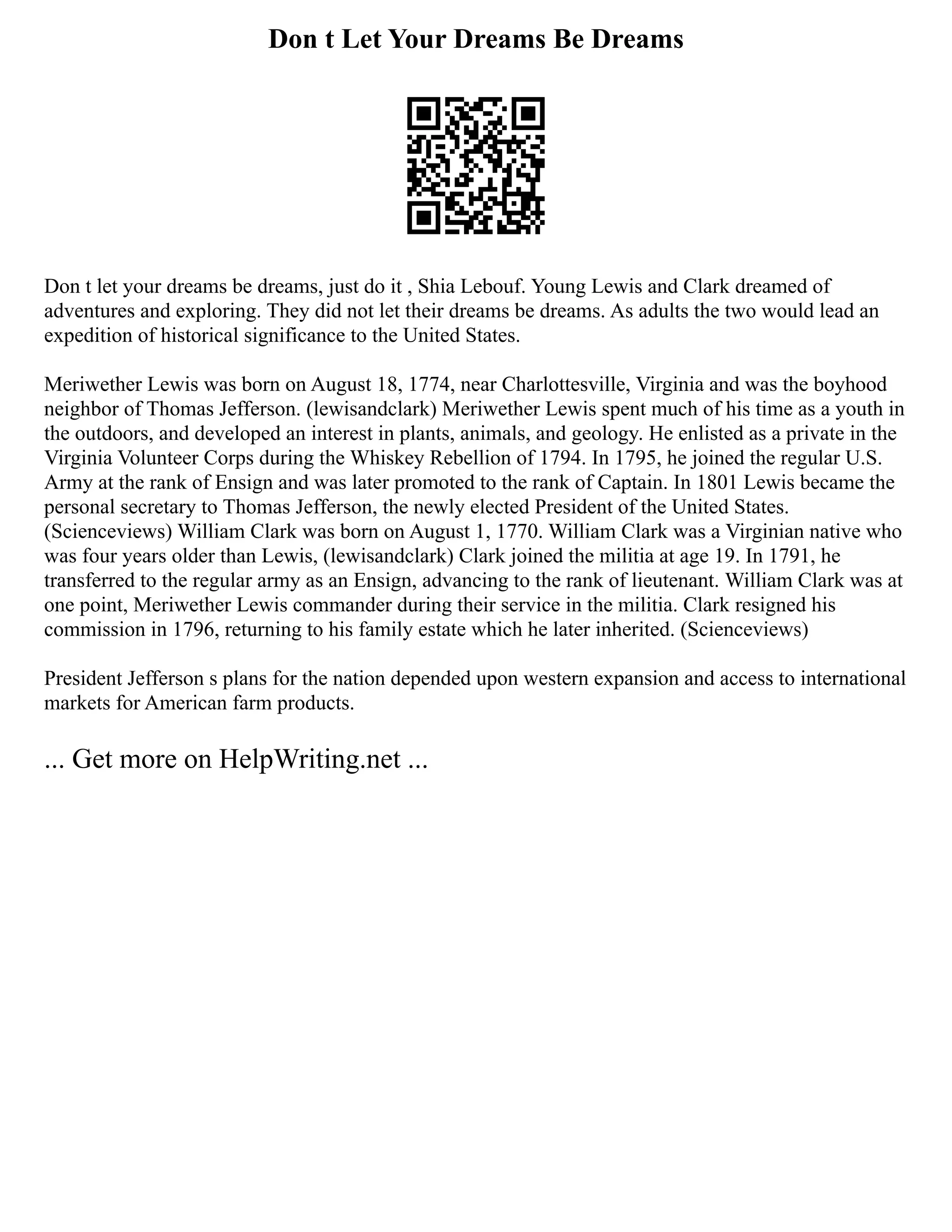 Myself Paragraph For Students And Children | PDF