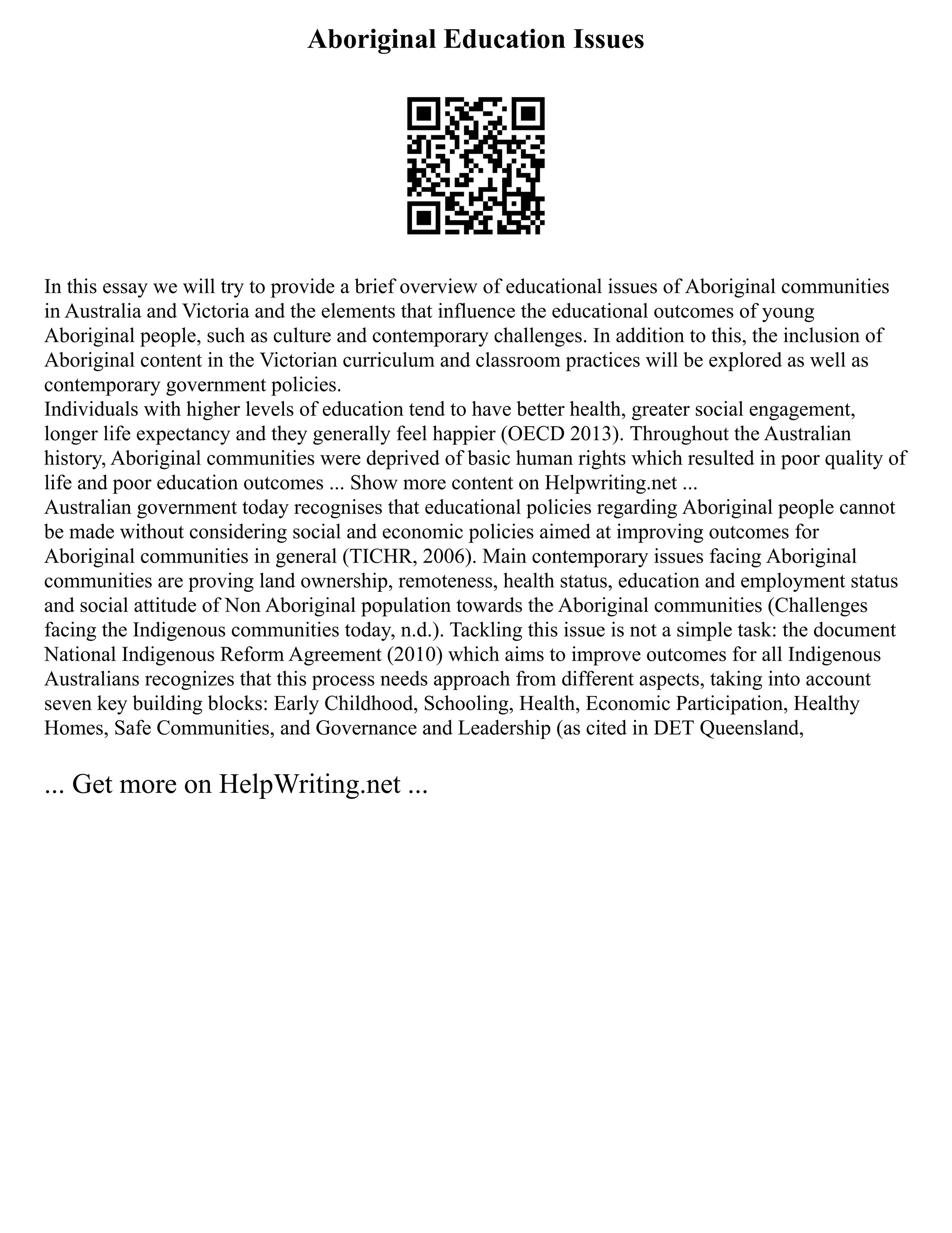 Myself Paragraph For Students And Children | PDF