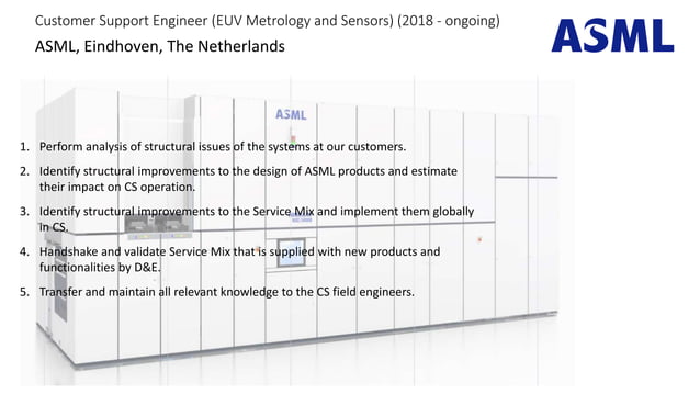 From APECE to ASML A Semiconductor Journey | PPT