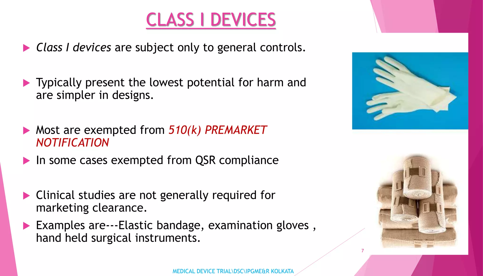 CLINICAL TRIALS OF MEDICAL DEVICES | PPTX