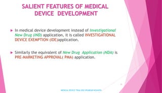 CLINICAL TRIALS OF MEDICAL DEVICES | PPTX