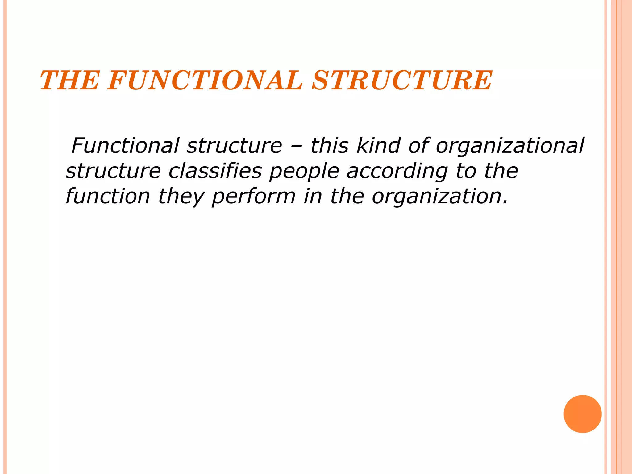 ORGANIZATIONAL STRUCTURE AND DESIGN | PPT