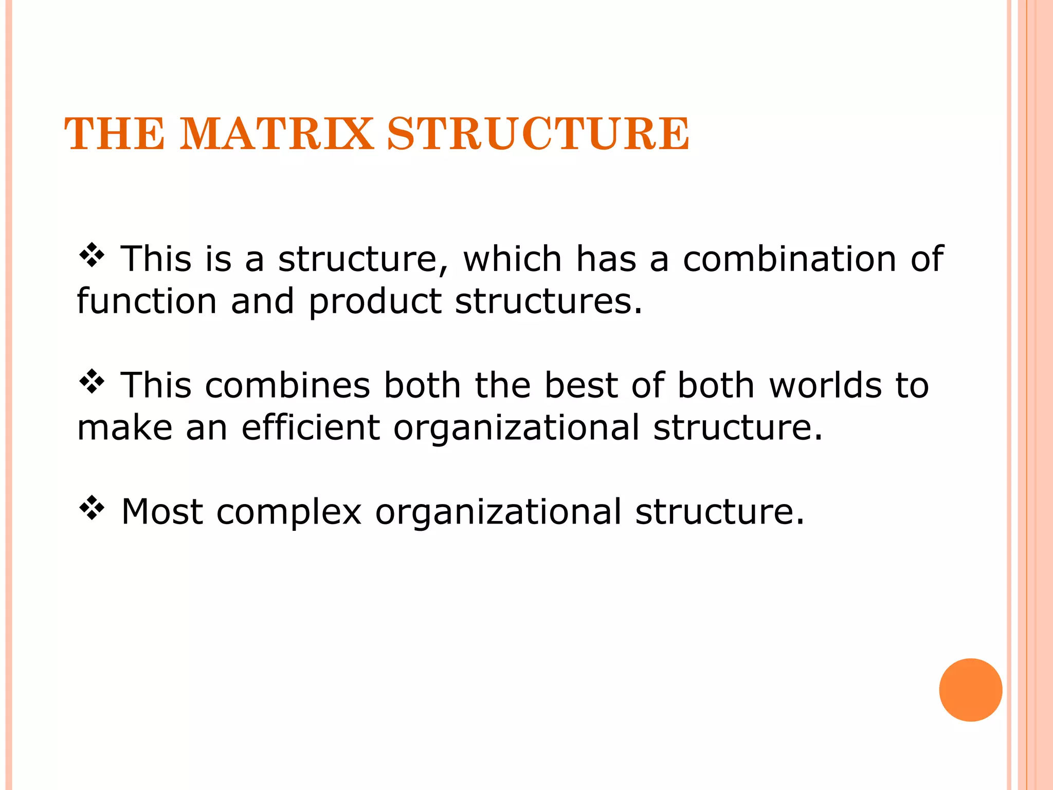 ORGANIZATIONAL STRUCTURE AND DESIGN | PPT