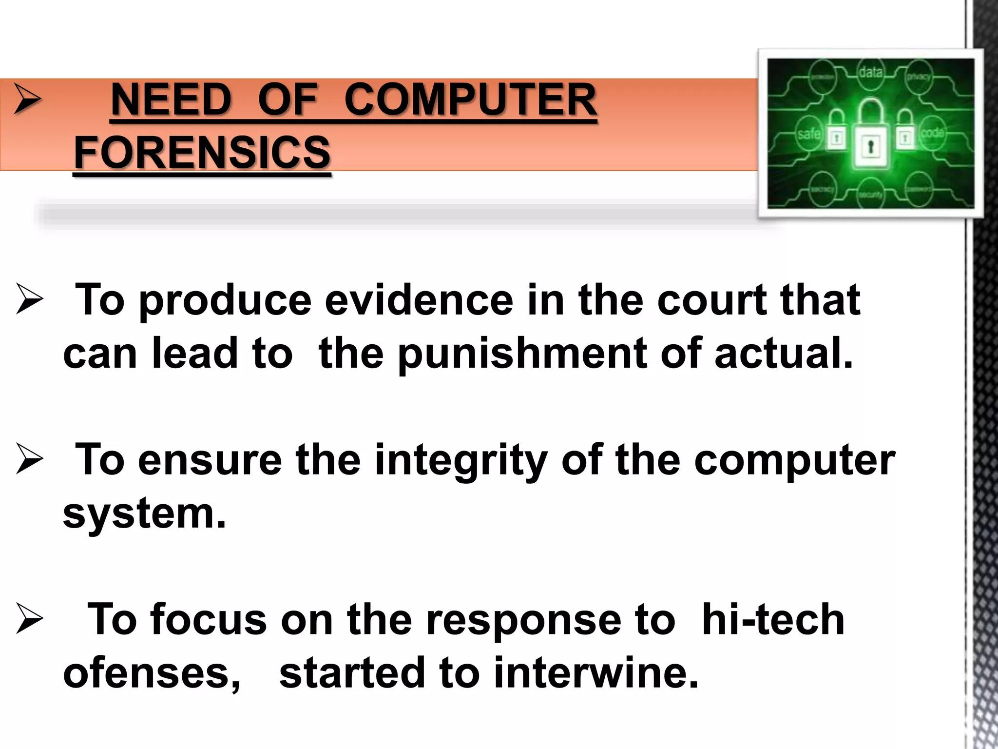 computer forensics | PPT