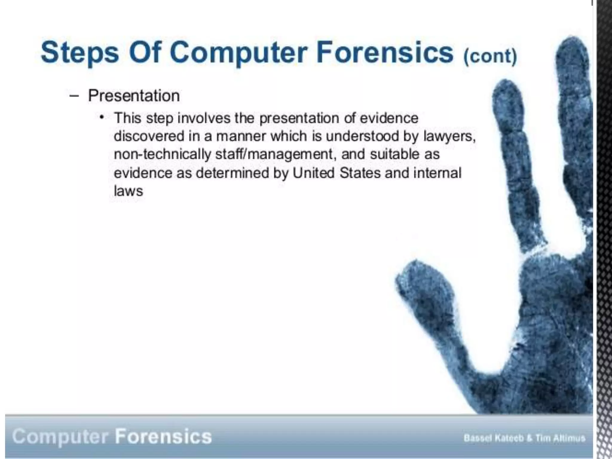 computer forensics | PPT