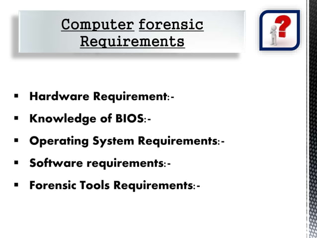 computer forensics | PPT