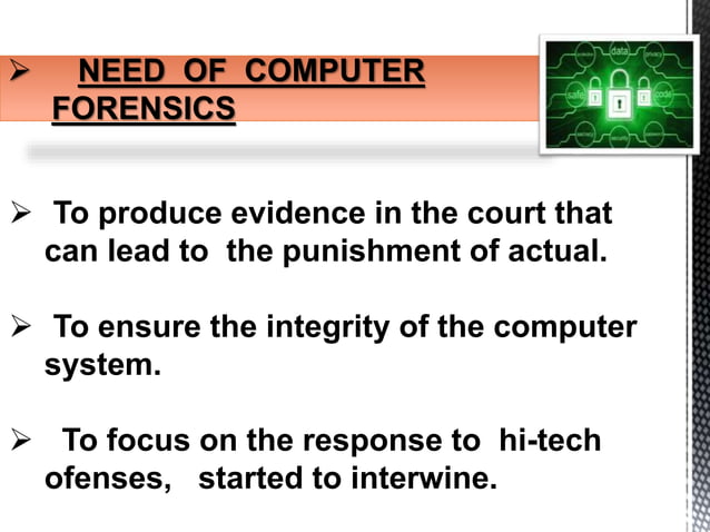 computer forensics | PPT