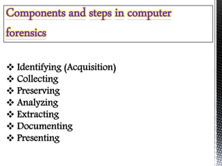computer forensics | PPT