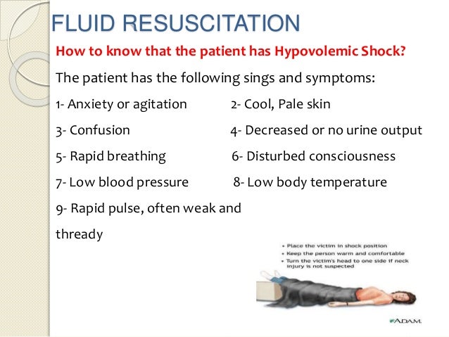 IV FLUIDS AND BLOOD IN RESUSCITATION