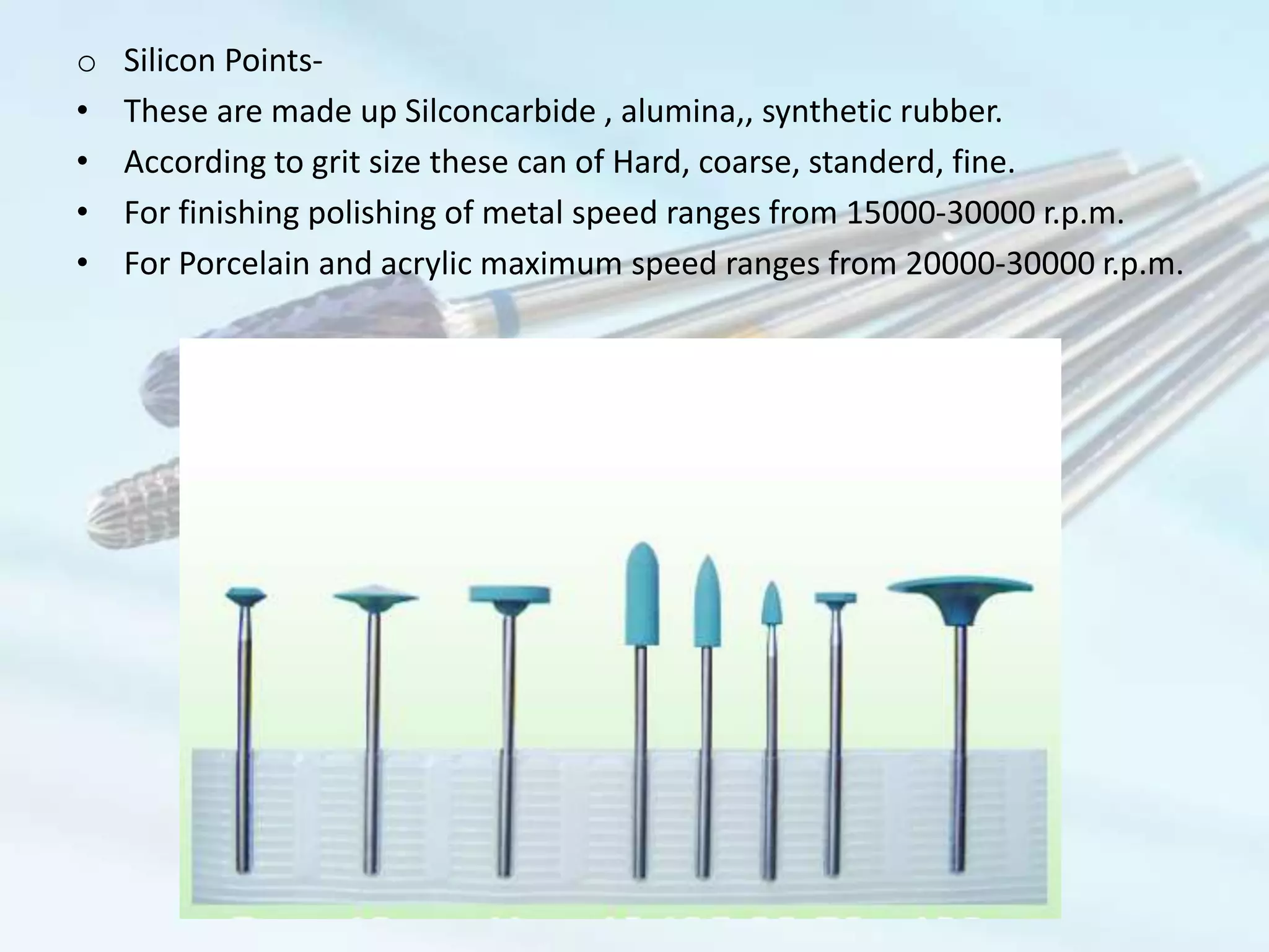 Rotary Cutting Instruments in Fixed & Removable Prosthodontics | PPTX