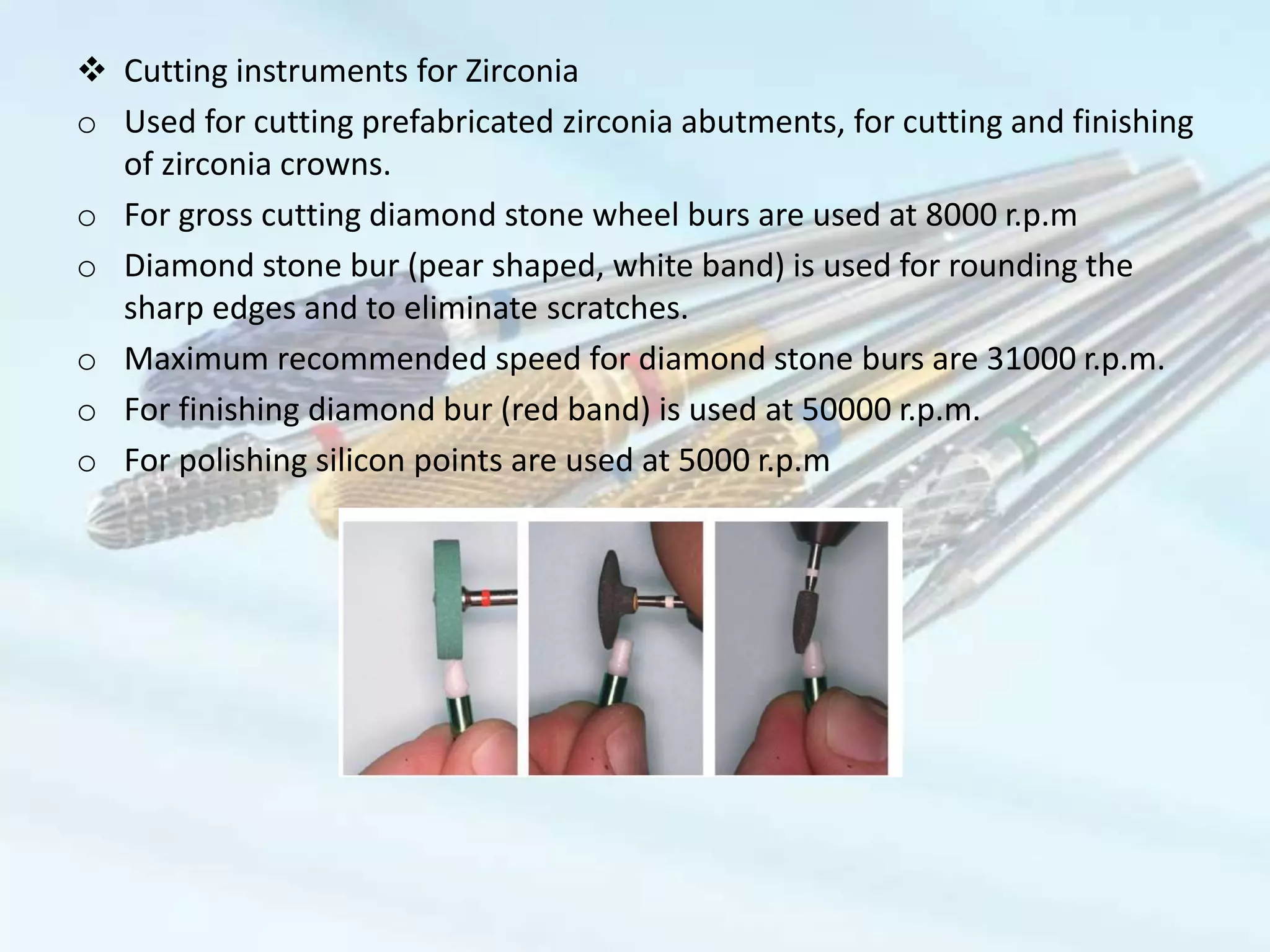 Rotary Cutting Instruments in Fixed & Removable Prosthodontics | PPTX