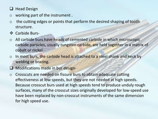 Rotary Cutting Instruments in Fixed & Removable Prosthodontics | PPTX