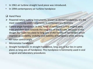 Rotary Cutting Instruments in Fixed & Removable Prosthodontics | PPTX