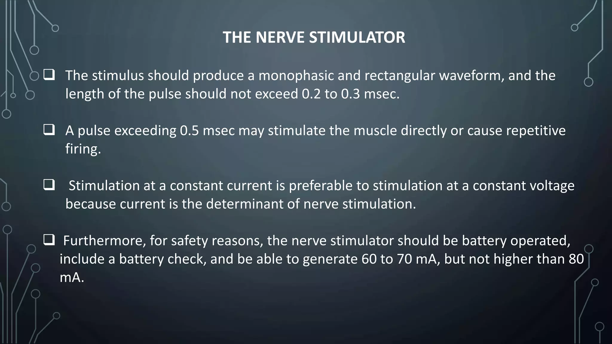 NEUROMUSCULAR MONITORING | PPTX