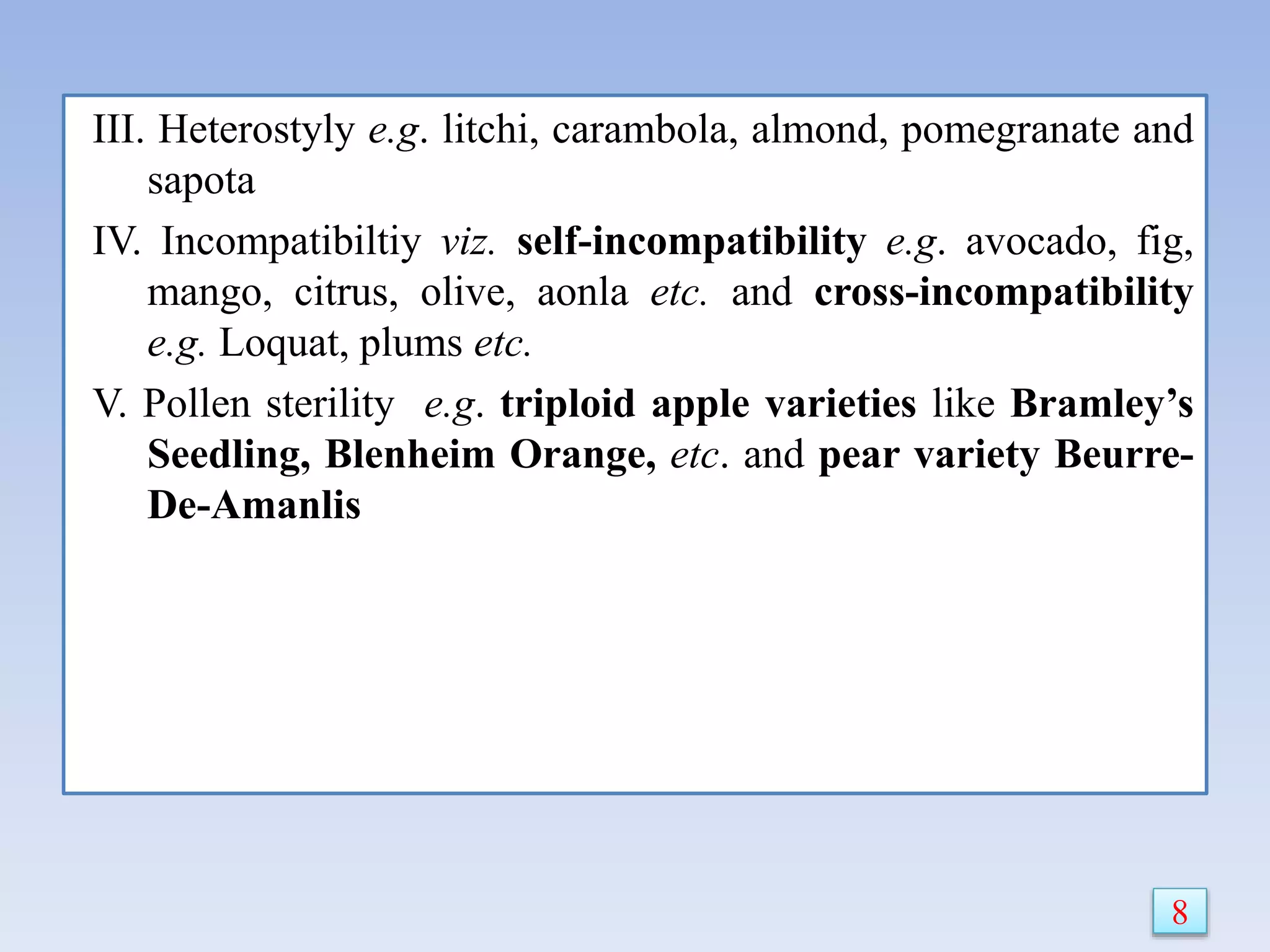 Pollination and pollinizer effects on fruit crops | PPTX