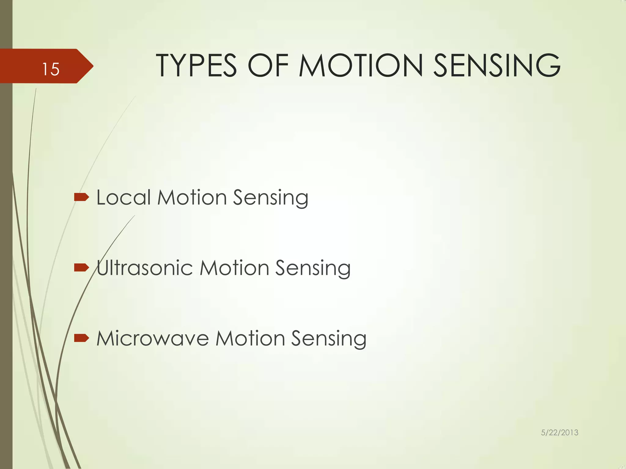 motion sensing technology | PPTX